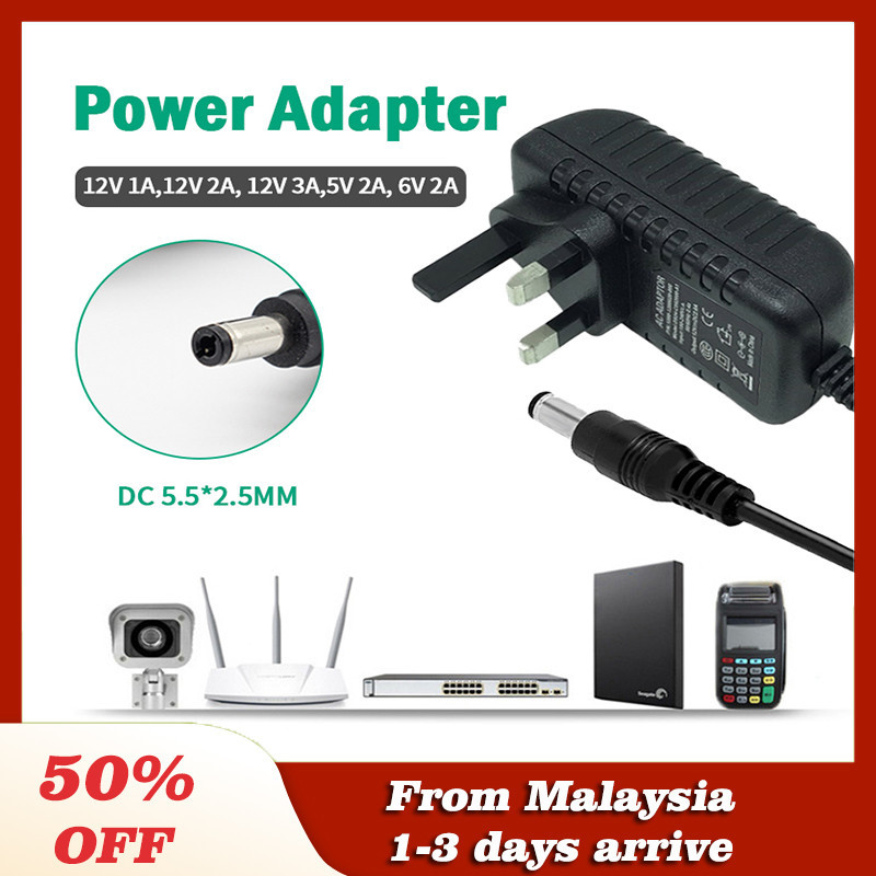 UK Switching Power Supply Power Adapter Converter 12V 1A/12V 2A/ 12V 3A ...