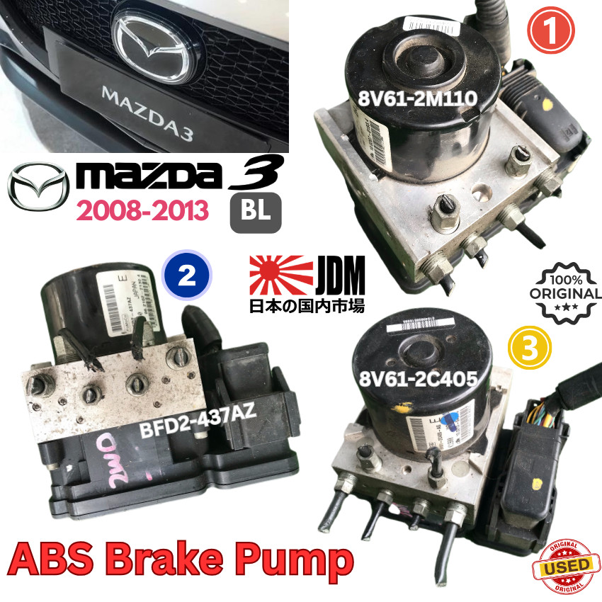 MAZDA 3 2008-2013 (BL) ABS Brake Pump Original Used | Shopee Malaysia