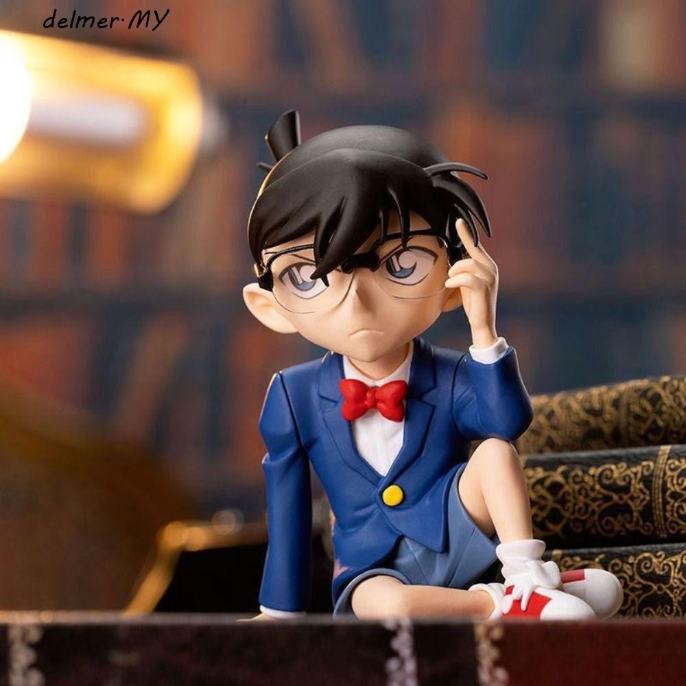 DELMER Conan Edogawa Figures, Sitting Position Ornament Toys Detective ...