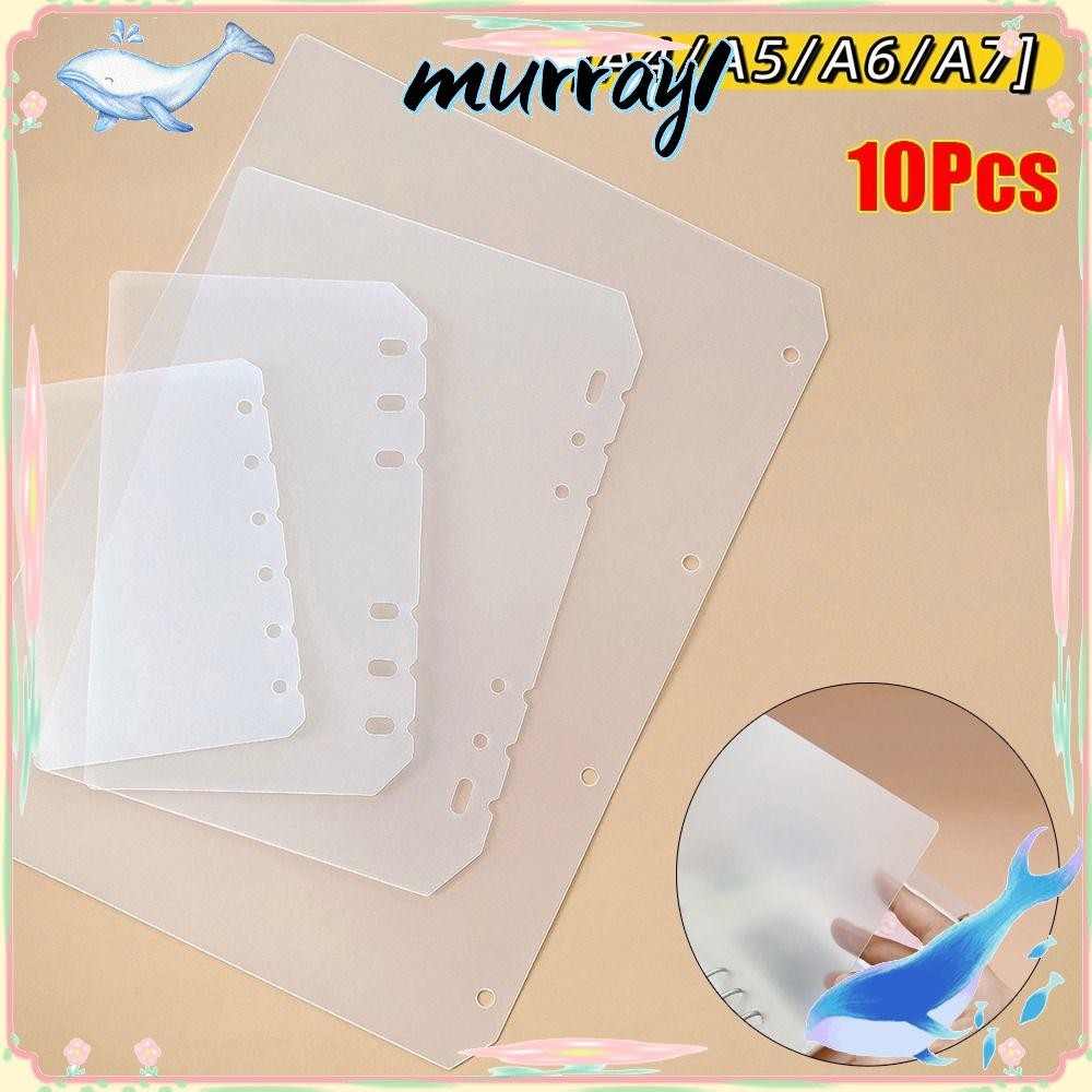 MURRAY1 10Pcs Notebook Divider, A4 A5 A6 A7 Stationery Accessories ...