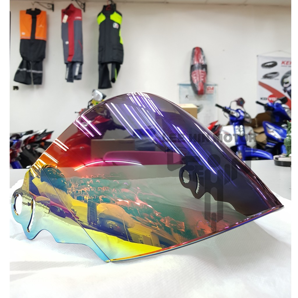 **100% Original** ARC Ritz 3D Purple Visor Cermin ARC Ritz | Shopee ...