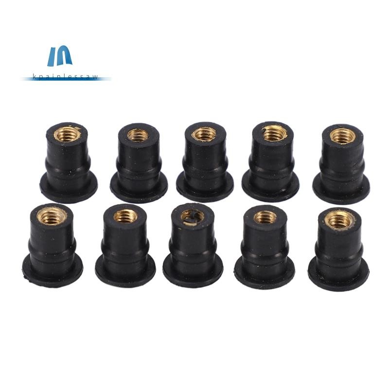 M5 Rubber Well Nut 5Mm Metric Motorcycle Windscreen Well Nut Brass NUTS ...
