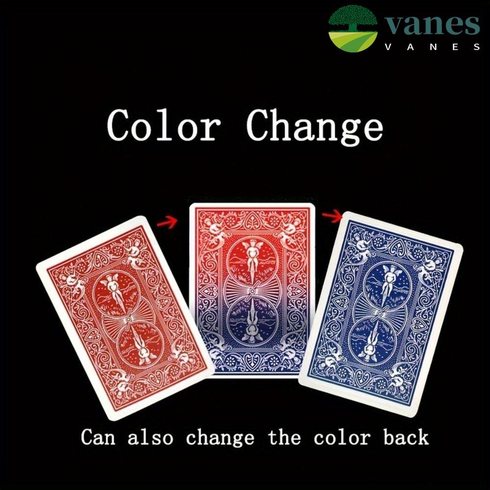 VANES Changing Color Card, Change Color Blue Change Red Card Color ...