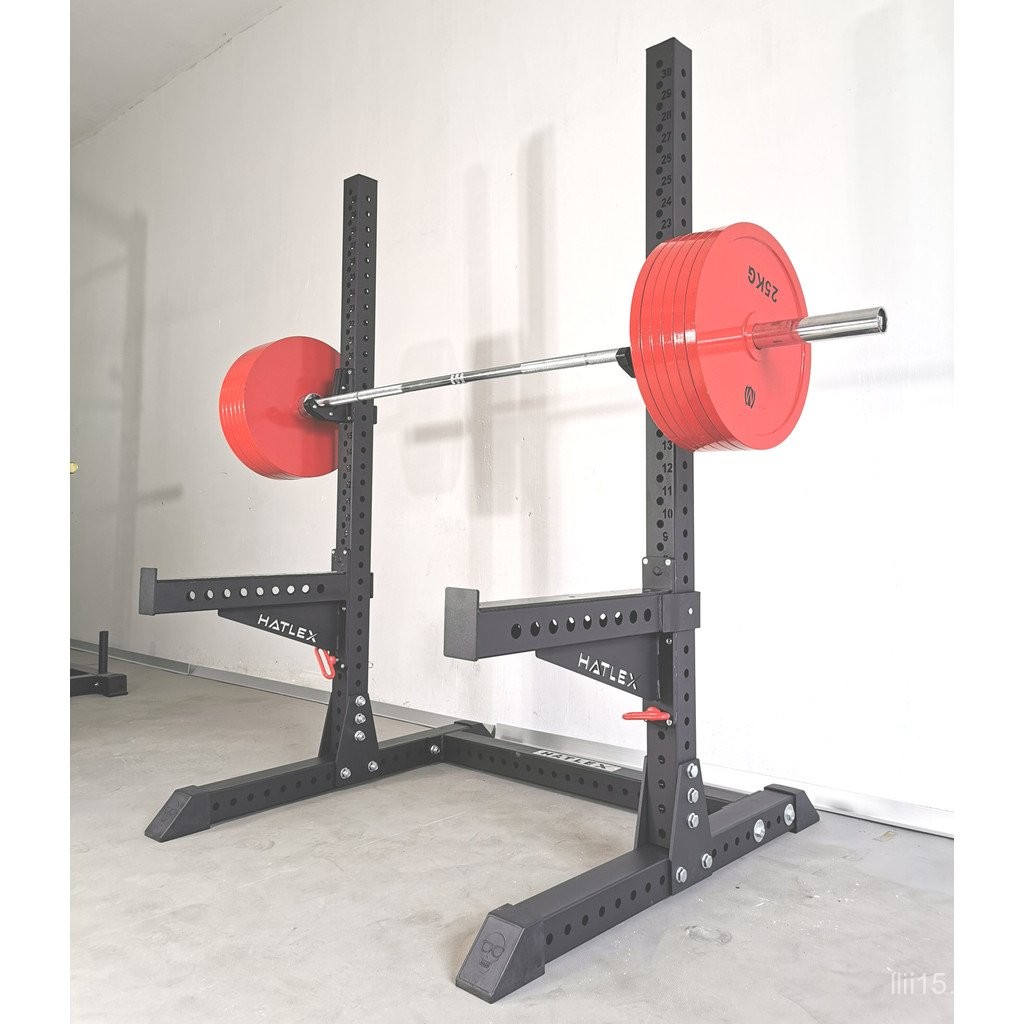 Commercial Squat Rack Wall Thickness 3MM Open Squat Rack Bench Press ...