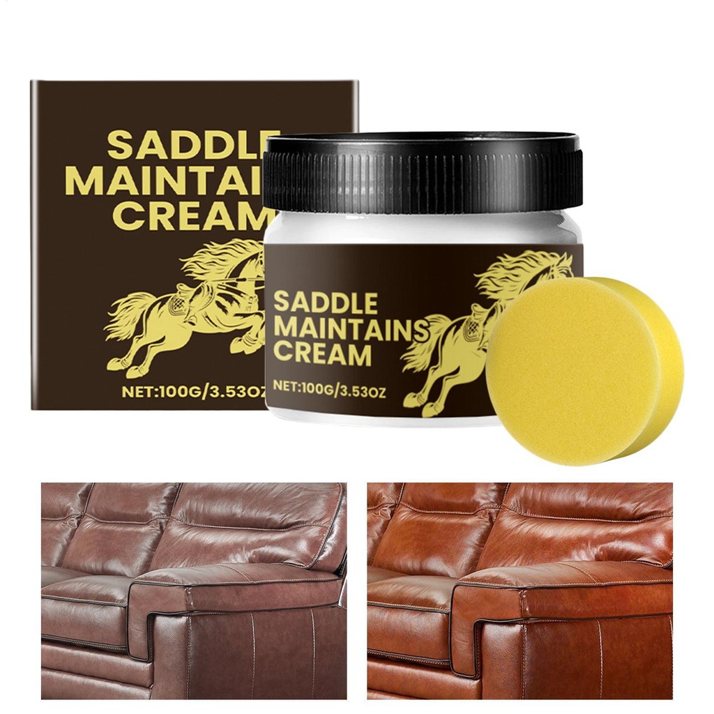Saddle Conditioner For Leather 100g Leather Restorer Cream Saddle ...