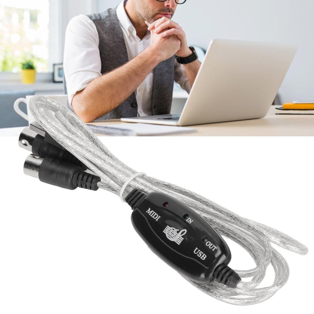 Maib Airshi Wire Plug Controller Adapter MIDI to USB Cable USB PC ...