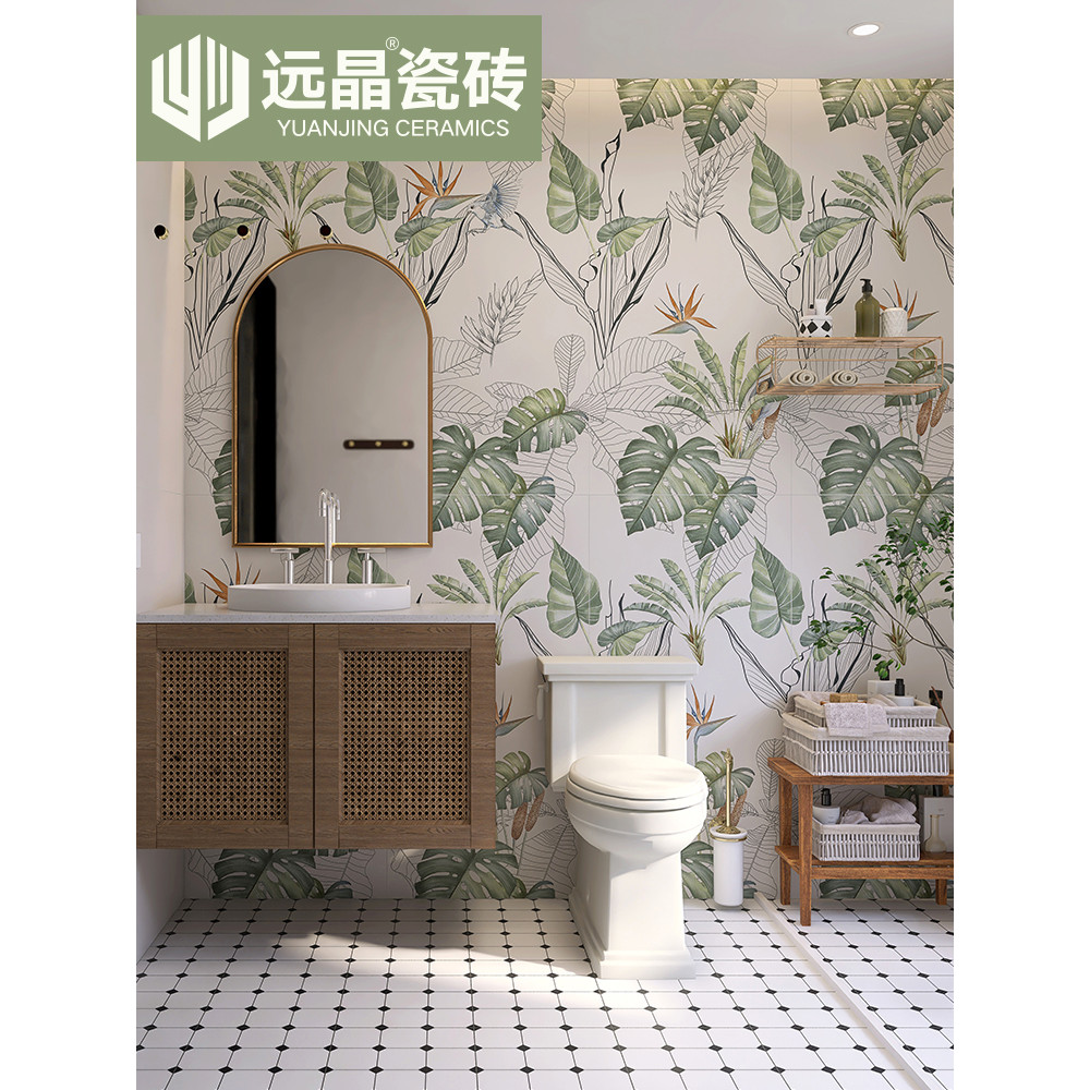 Yuanjing 600x1200 Dapur Bilik Mandi Jubin Porselin Penuh Cahaya Lembut ...