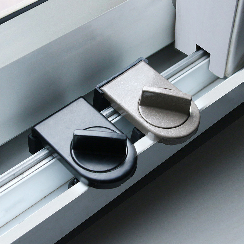 【Stock】Stopper Safety Lock Sliding Move Window Lock Door Sash Lock ...