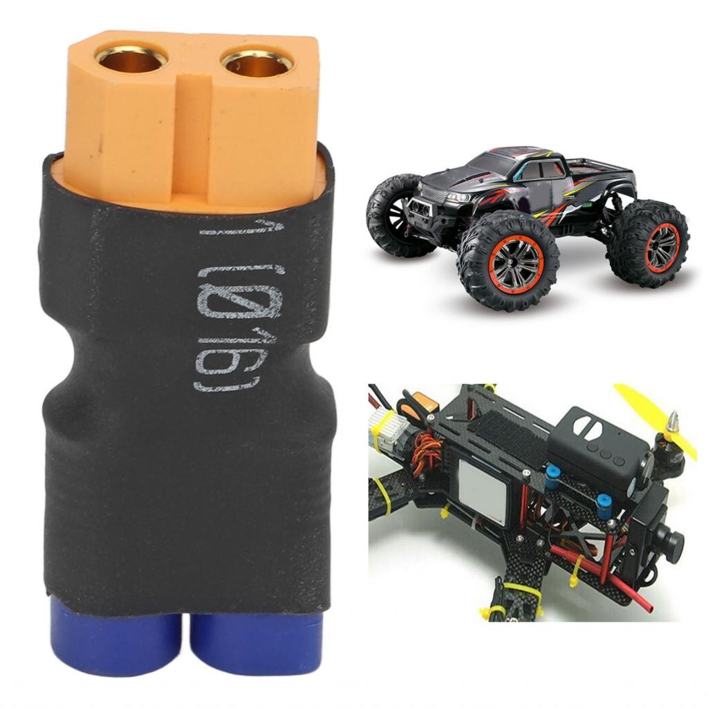 Soxii VBESTLIFE XT60 to EC3 Adapter Wireless Wide Compatibility Female ...