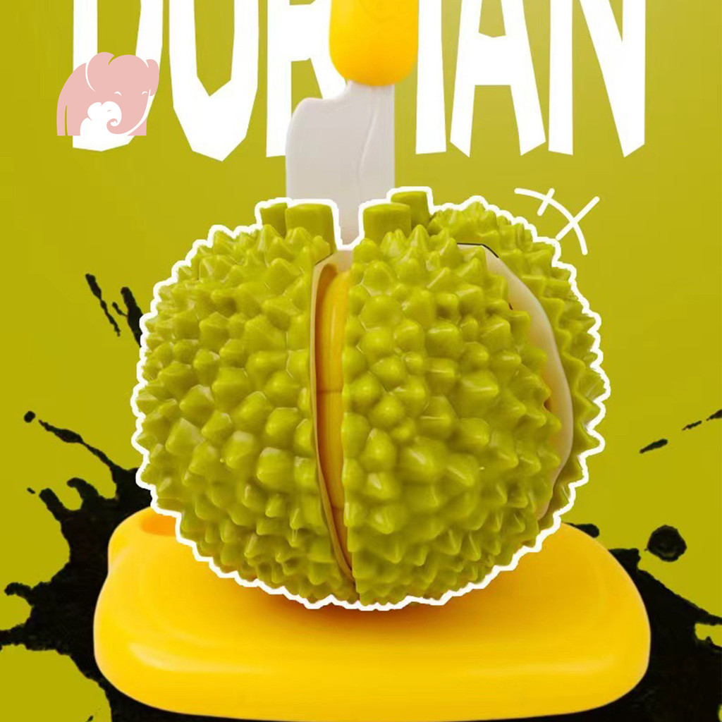Peel/Cut Fruit Durian Cutting Toys Play Set Kids Mainan Dapur Potong ...