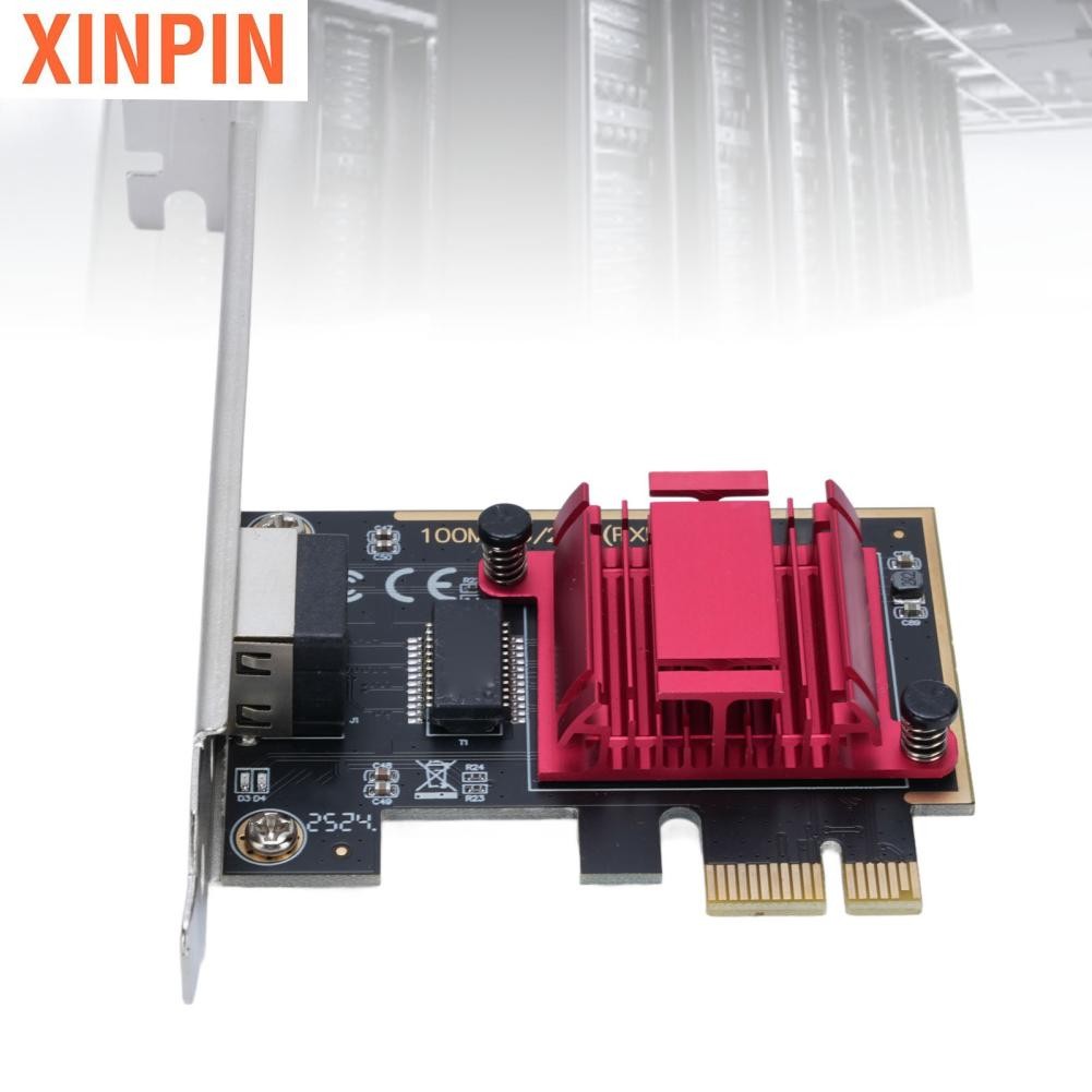Xinpin PCIe 2.5G Ethernet Card 10 100 1000M Gigabit Dual NIC with Wake ...