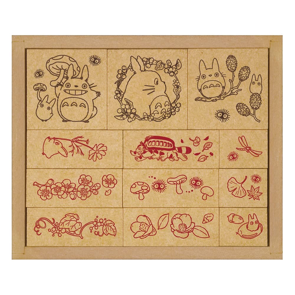Beverly Ghibli My Neighbor Totoro Stamp Flower Stamp Autumn/Winter SOH ...