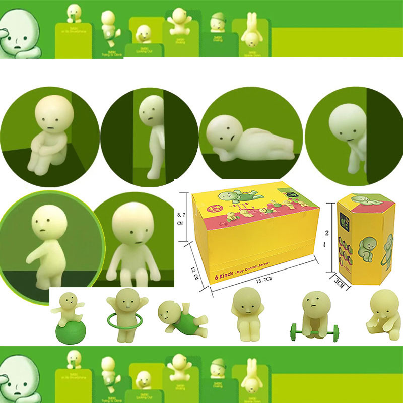 Smiski Collectible Items SMISKI Hipper Series Blind Box 12pcs Smiski ...