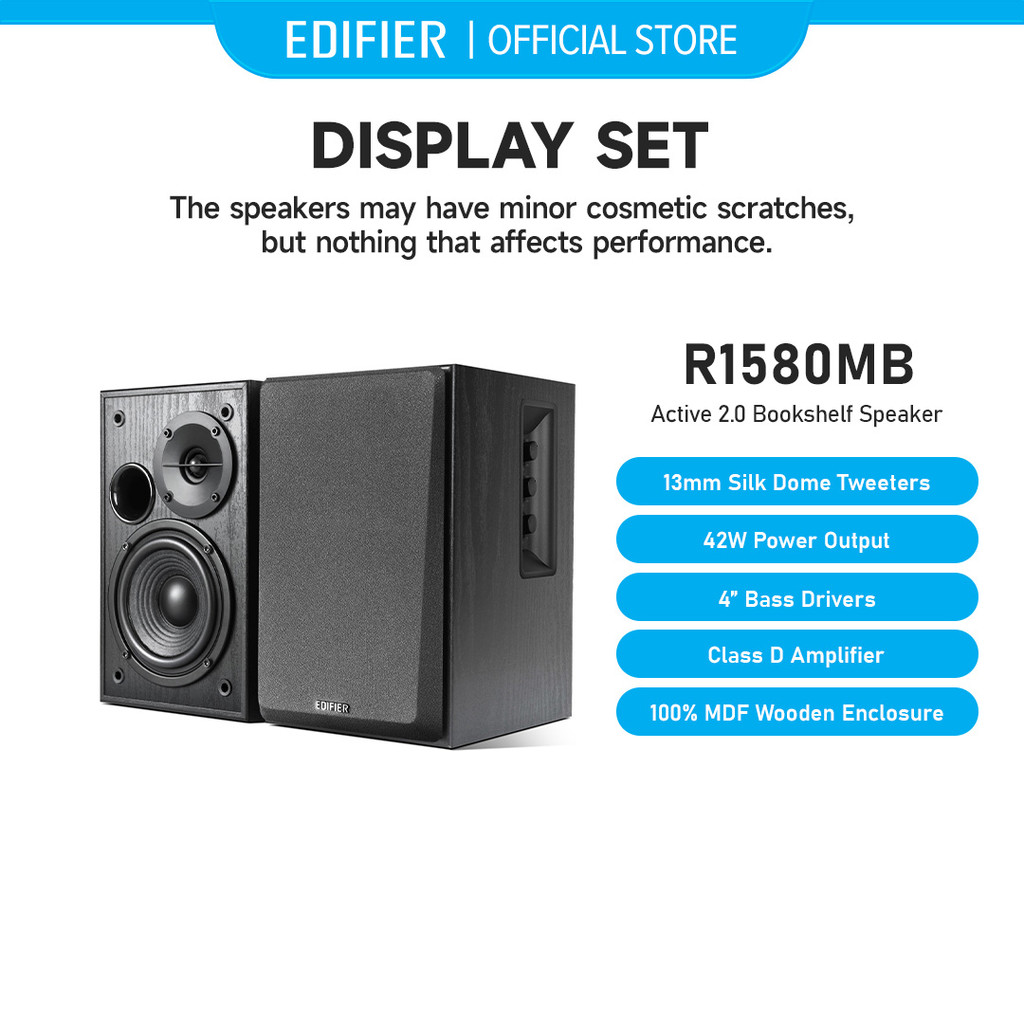 Edifier R1580MB [Display Set] Active Speaker for Events and Small ...