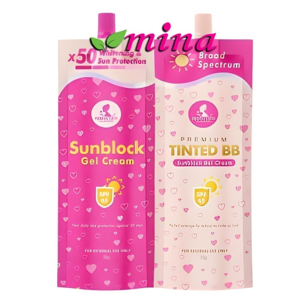 PERFECT SKIN Twin Pack Sunblock 30gm + Tinted BB 30gm Gel Cream SPF 45 Perfectskin Premium ...