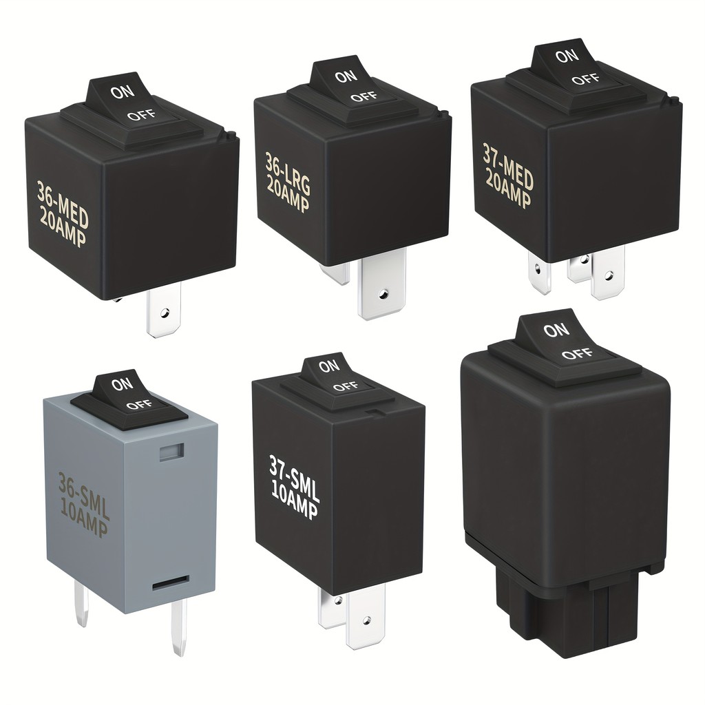 9038 Fuel Pump Relay Bypass Master Kit, 6 Relay Tester Switch Kit ...