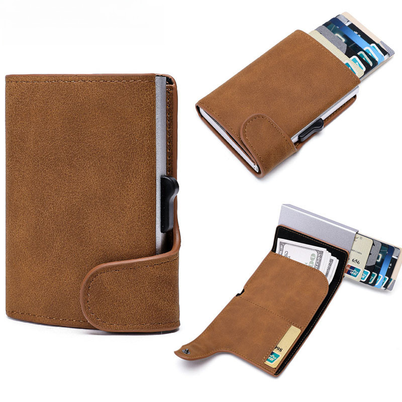Mens Slim Wallet with Money Clip Pop Up RFID Blocking Credit Card ...