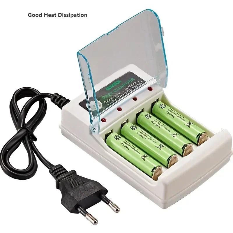 AA / AAA Battery Charger 2 4 Slots AC 220V For NI-MH /NI-CD AA AAA Charging 1.2V Rechargeable ...