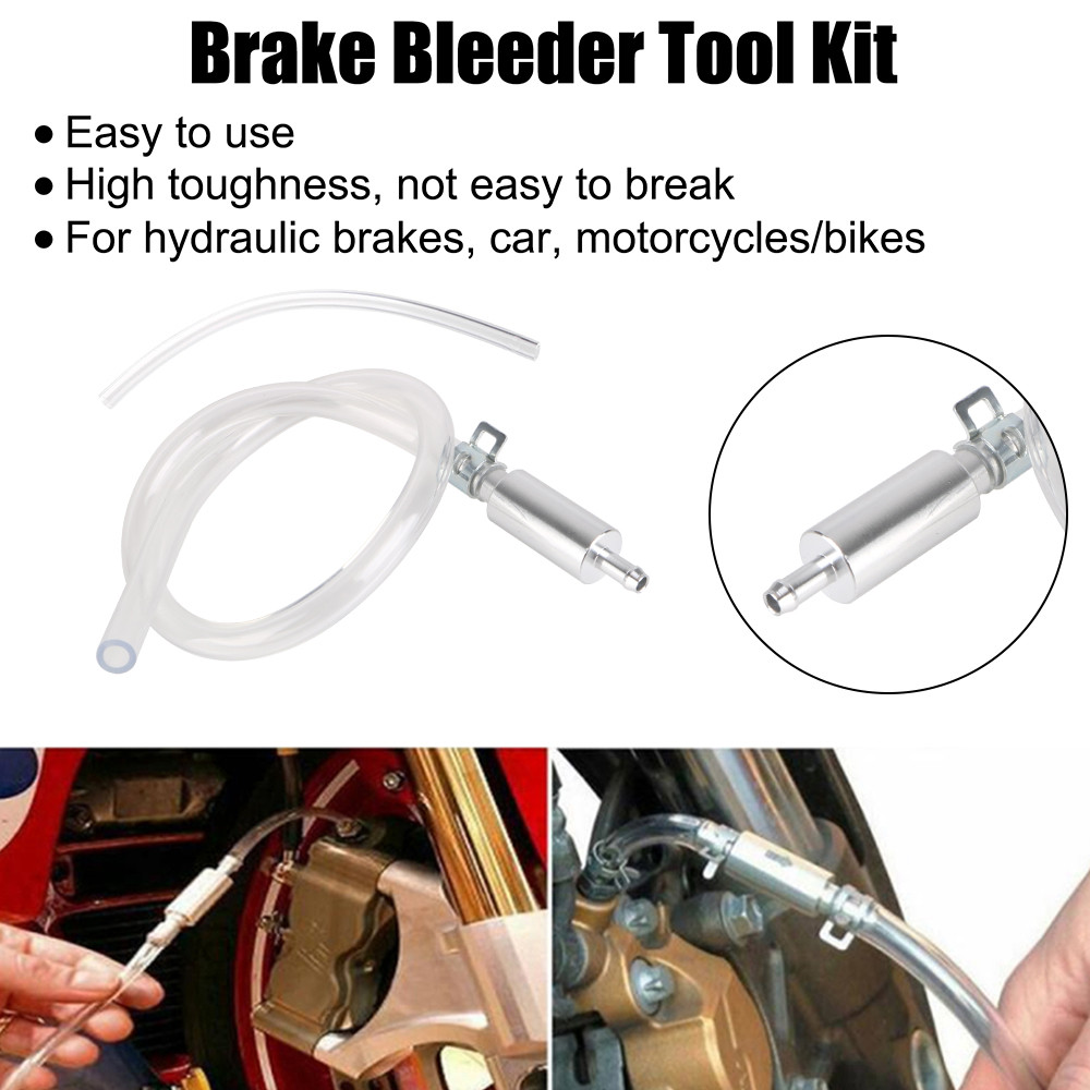 Motorcycle Brake Bleeding Oil Change Pump Tool Bleeder Fluid Hose ...