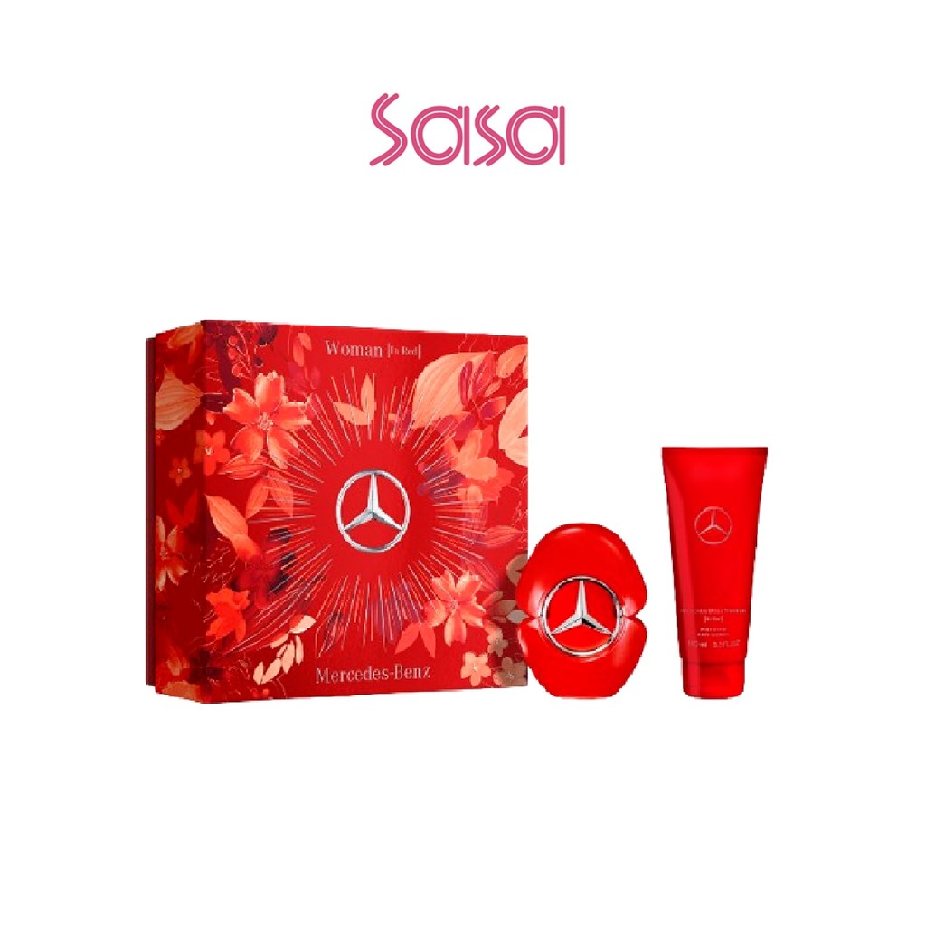 MERCEDES-BENZ : Woman In Red 24 Giftset EDP 90ML + Body Lotion 100ML 2PC | Shopee Malaysia