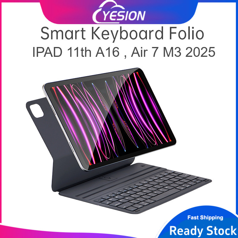 Magnetic levitation wireless bluetooth keyboard for ipad air 7 11 13 M3 ipad 11 2025 A16 Air 4 5 ...