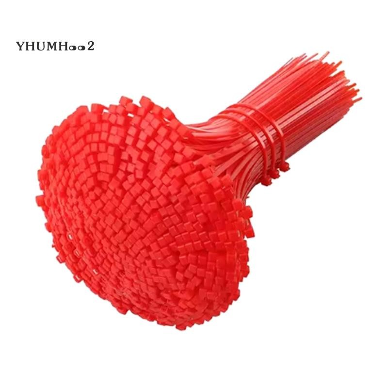 100pcs Plastic Nylon Cables Zip Ties Multi-Purpose Self Locking Cord Cable Ties Strap Fastening ...