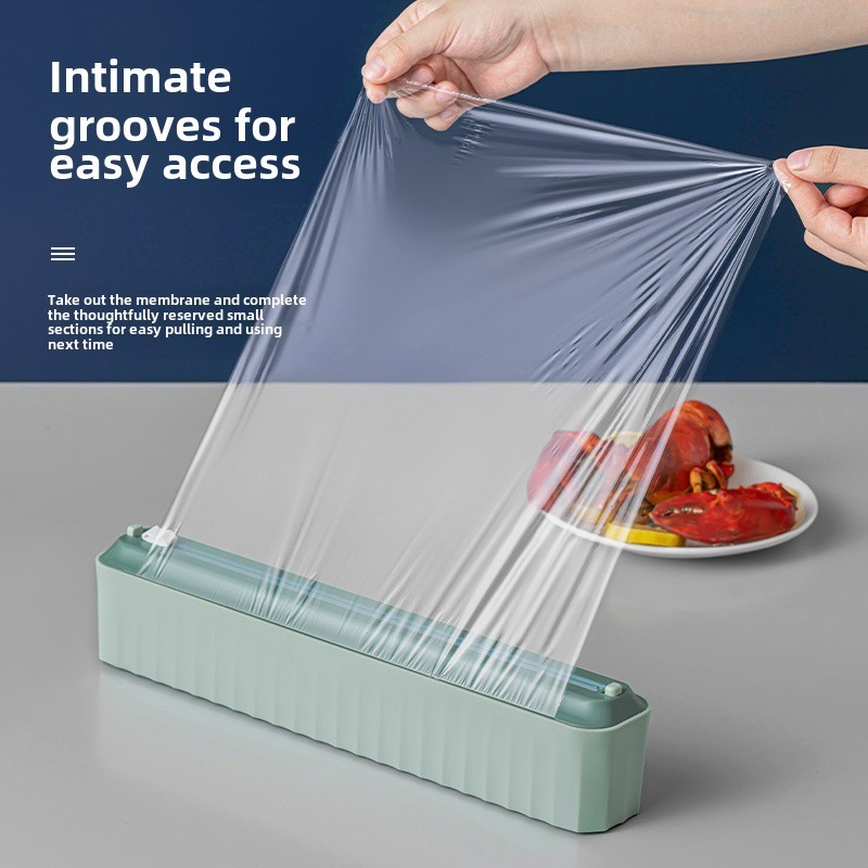Magnetic Plastic Wrap Cutter Adjustable-Length Cutter | Shopee Malaysia