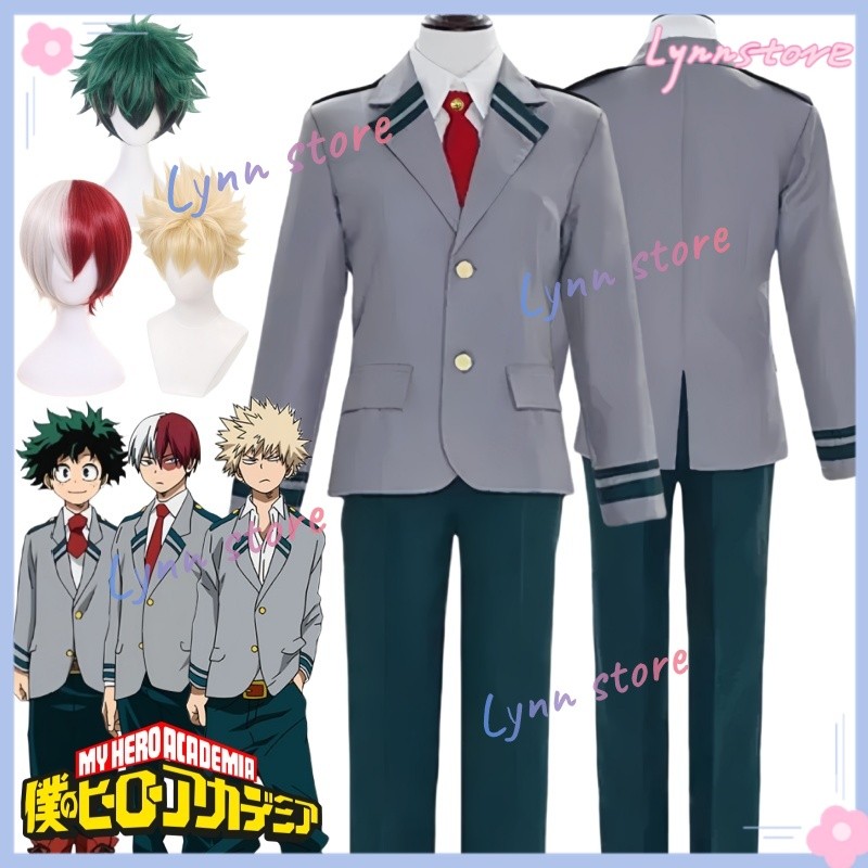 MY HERO ACADEMIA Cosplay Costume School Uniforms Outfits KATSUKI OCHACO ...