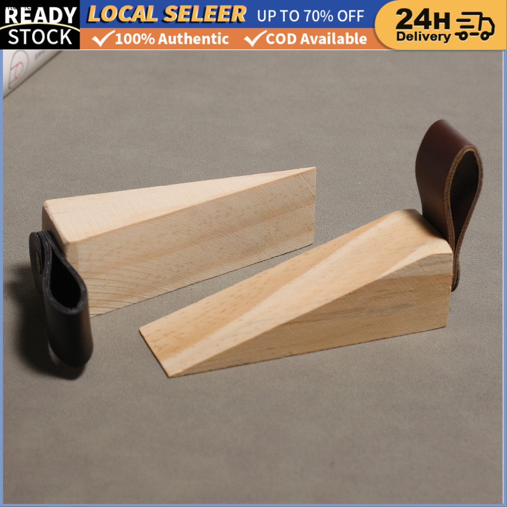 Solid Wood Sturdy Door Wedges Door Stopper Beech Sturdy Door Wedges ...