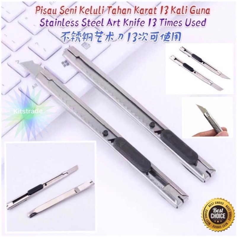 Pisau Sudut Seni SUS Knife Art Useful 不锈钢角度艺术刀 | Shopee Malaysia