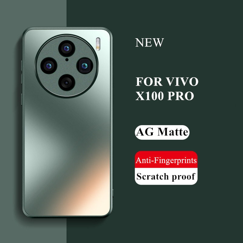 For VIVO X100 Y100 IQOO 12 Pro NEO8 Z7 Case AG Matte PC Hard Scratch ...