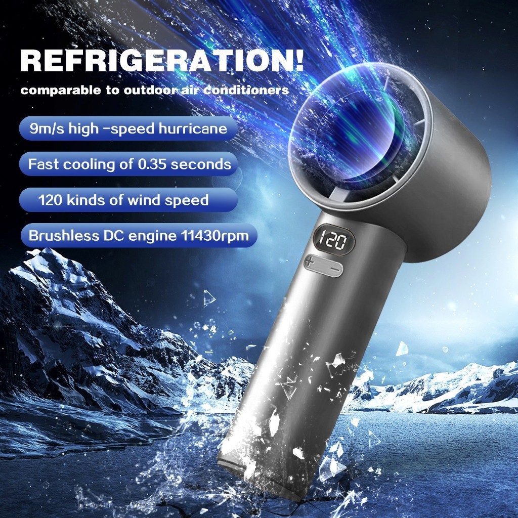 Turbine Hurricane Fan Powerful Wind Speed, Instant Cooling, High ...