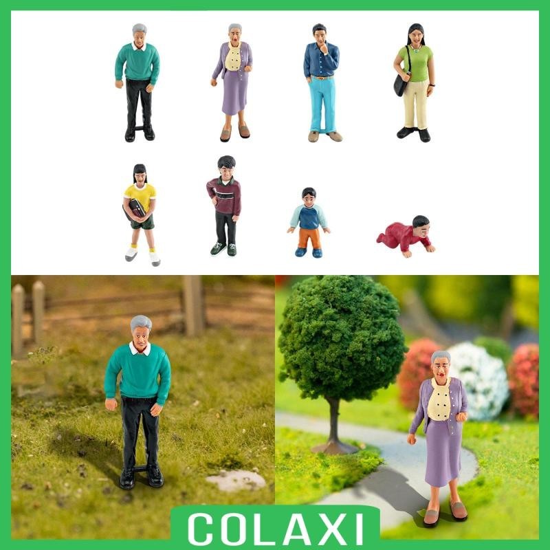 [Colaxi] Miniature Figure Architecture Model Handpainted Scene Desktop ...