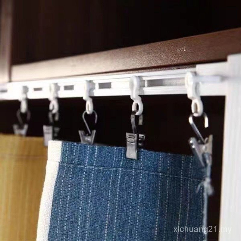 Perforation-free Curtain Track/Slide Track/Silent Pulley/Top Side Mount ...