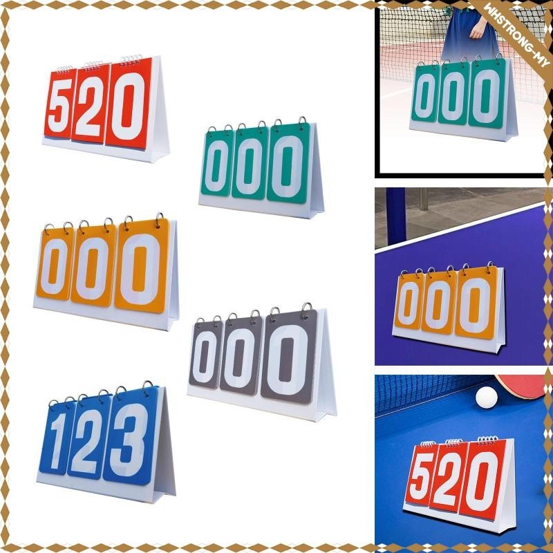 [WhstrongMY] Score Counter Manual Score Flip Cards Competition Flip ...