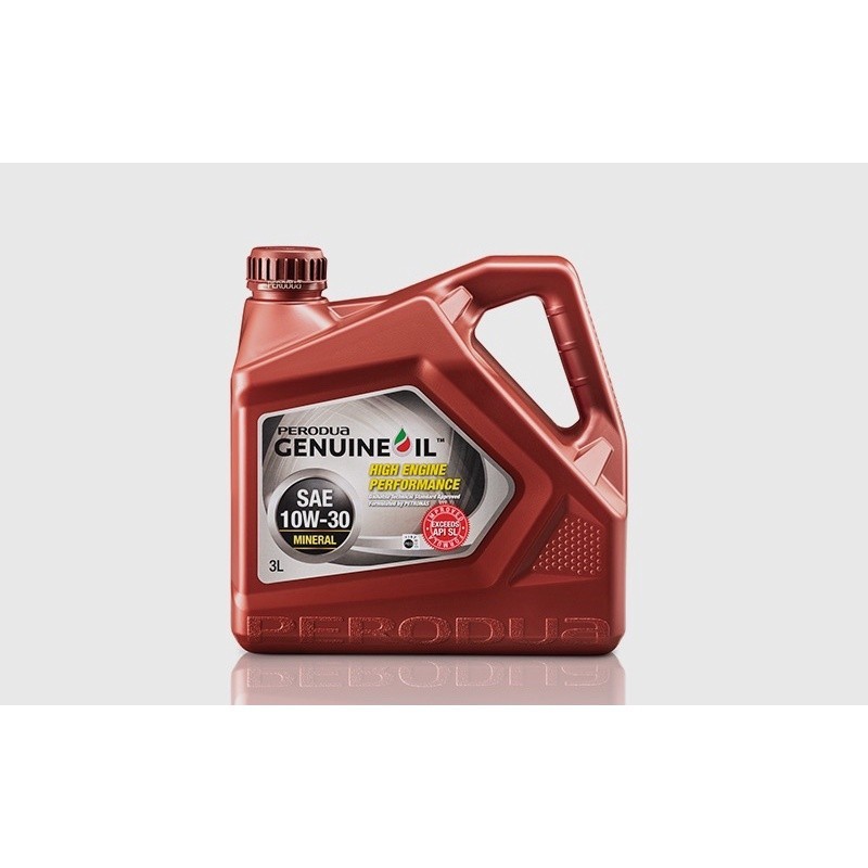 100% Original Perodua 10w30 Mineral Genuine Engine Oil (3 liter) For ...