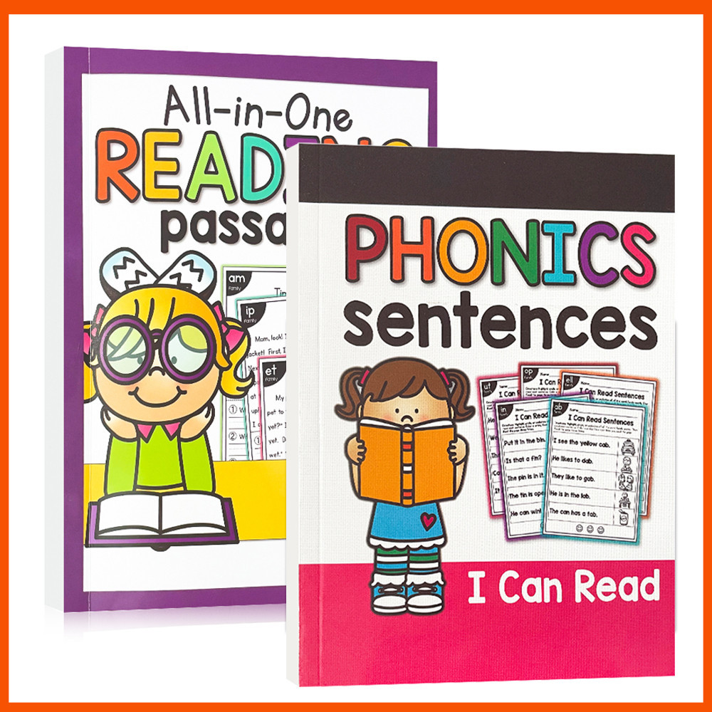 Kid English All-In-One Reading And Phonic Sentences Workbook Practice ...