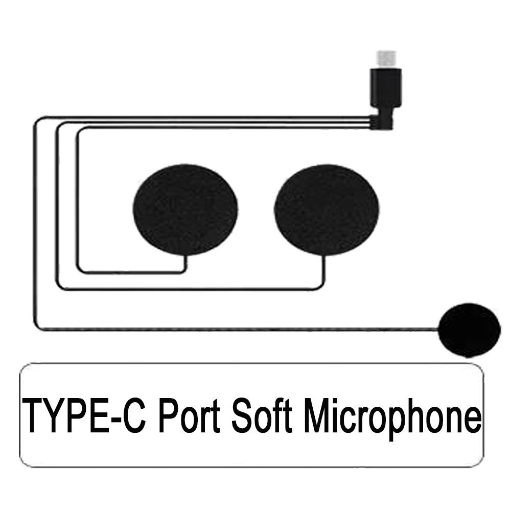Helmet headset microphone for Type-c port only Microphone accessories ...