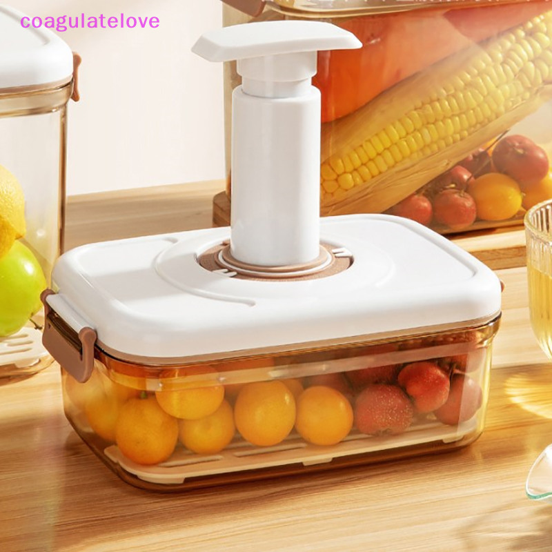 coagulatelove Kitchen Vacuum Storage Box Large Capacity Sealed Fresh ...