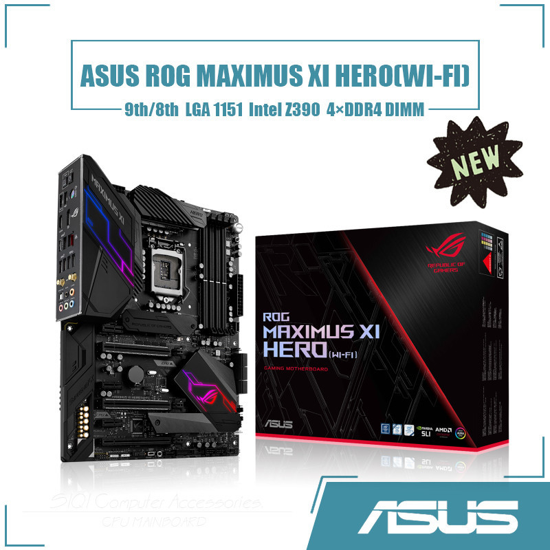 ASUS ROG MAXIMUS XI HERO(WI-FI) Motherboard LGA 1151 4xDDR4 DIMM Using Intel Z390 chipset ATX ...