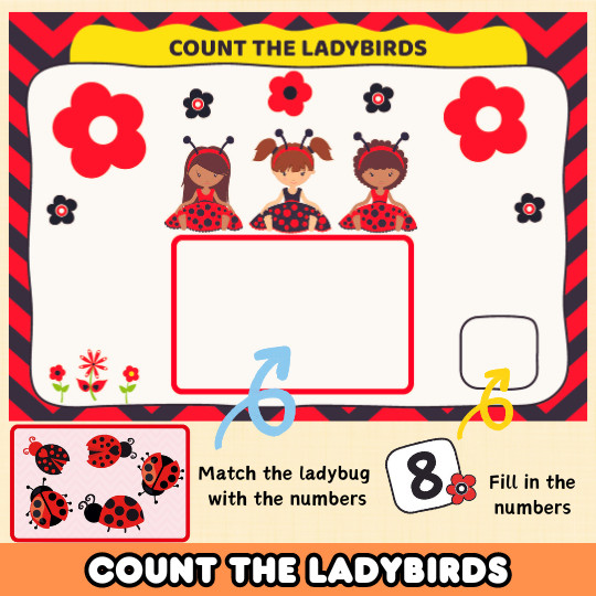 Little Cuttie Count The Ladybirds Busy Book Kid Early Learning Book ...