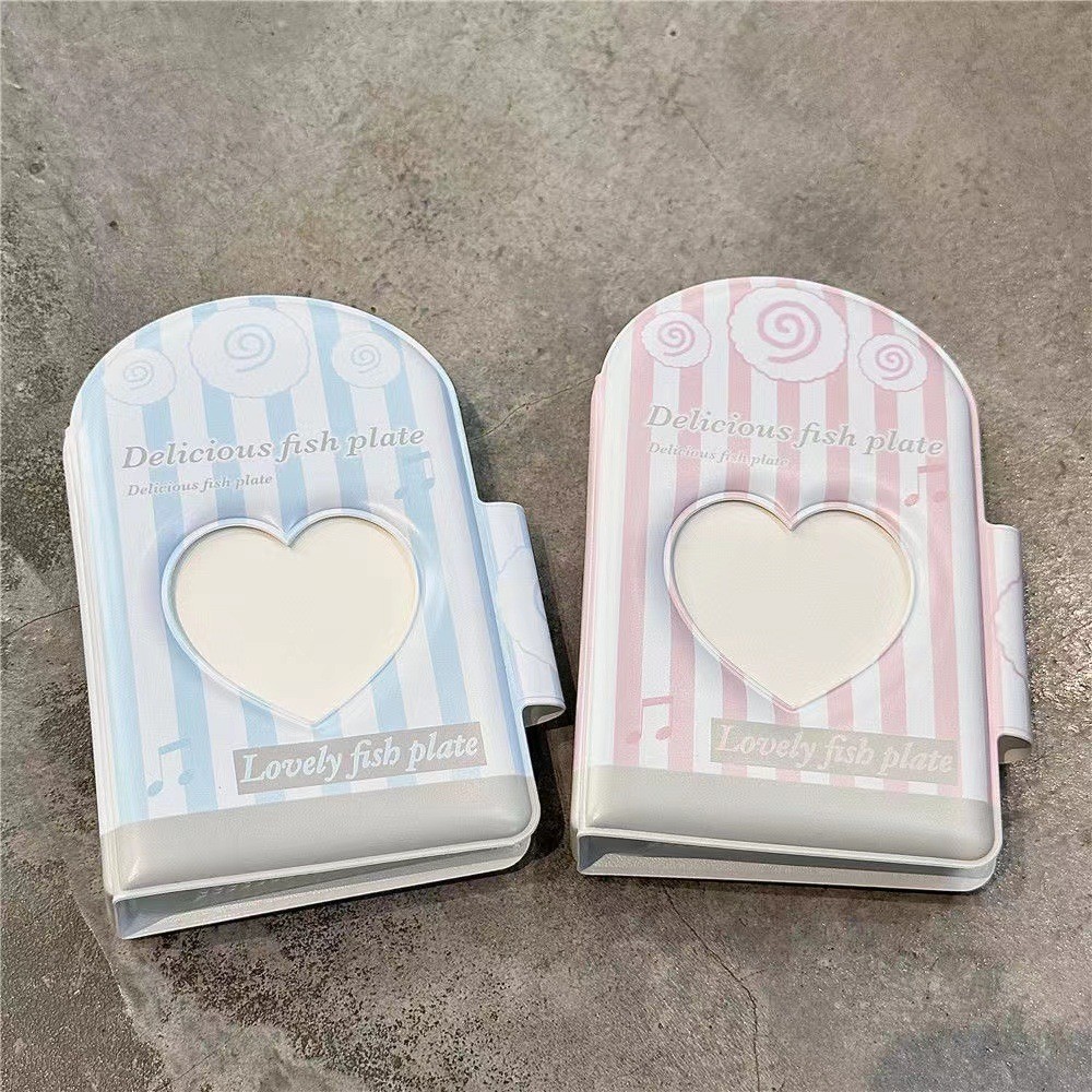 Kpop Photo Cards 3 Inch Idol Photo Album Storage Book Love Hollow Back ...