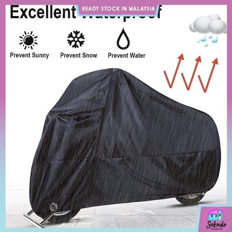 4XL Motor Cover Waterproof Motorcycle Cover Motor Selimut Motor Sarung ...