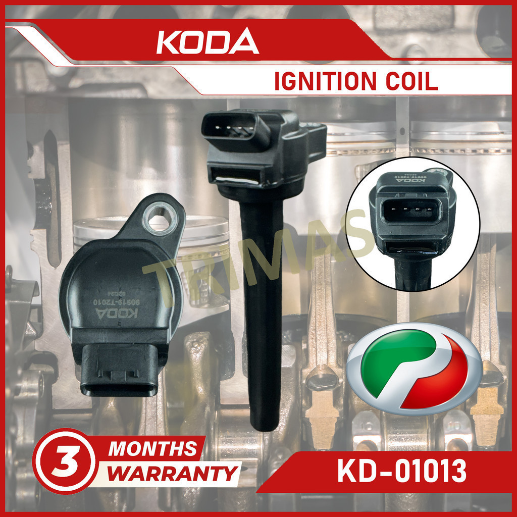 KODA Ignition Coil Plug Perodua Bezza 1.3 Engine 1NR-VE 2016-Present ...