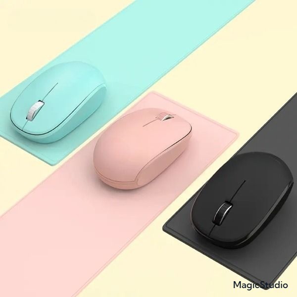 USB Bluetooth 2.4G Wireless Mouse Rechargeable 5.2 USB Dual Mode for ...