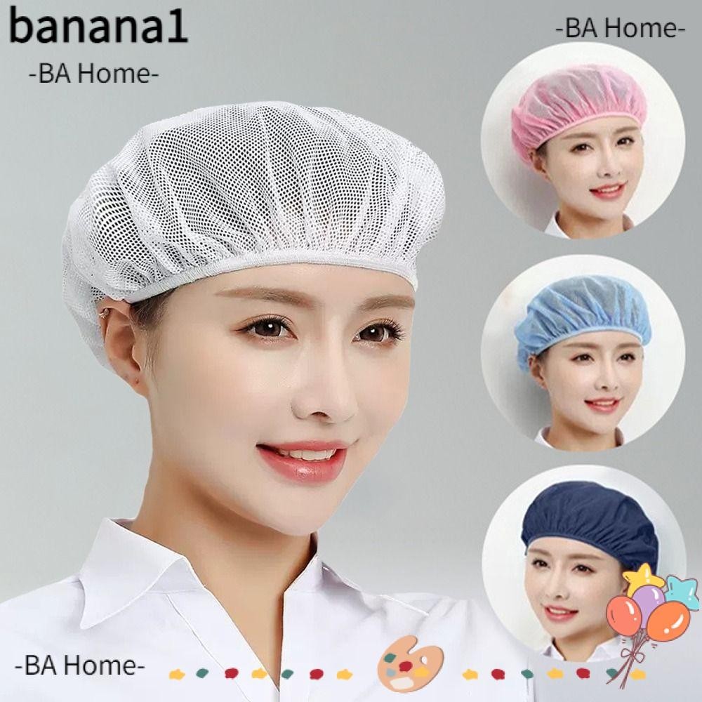 BA Mesh Work Hat, Hair Nets Sanitary Chef Hat, Breathable Work Wear ...