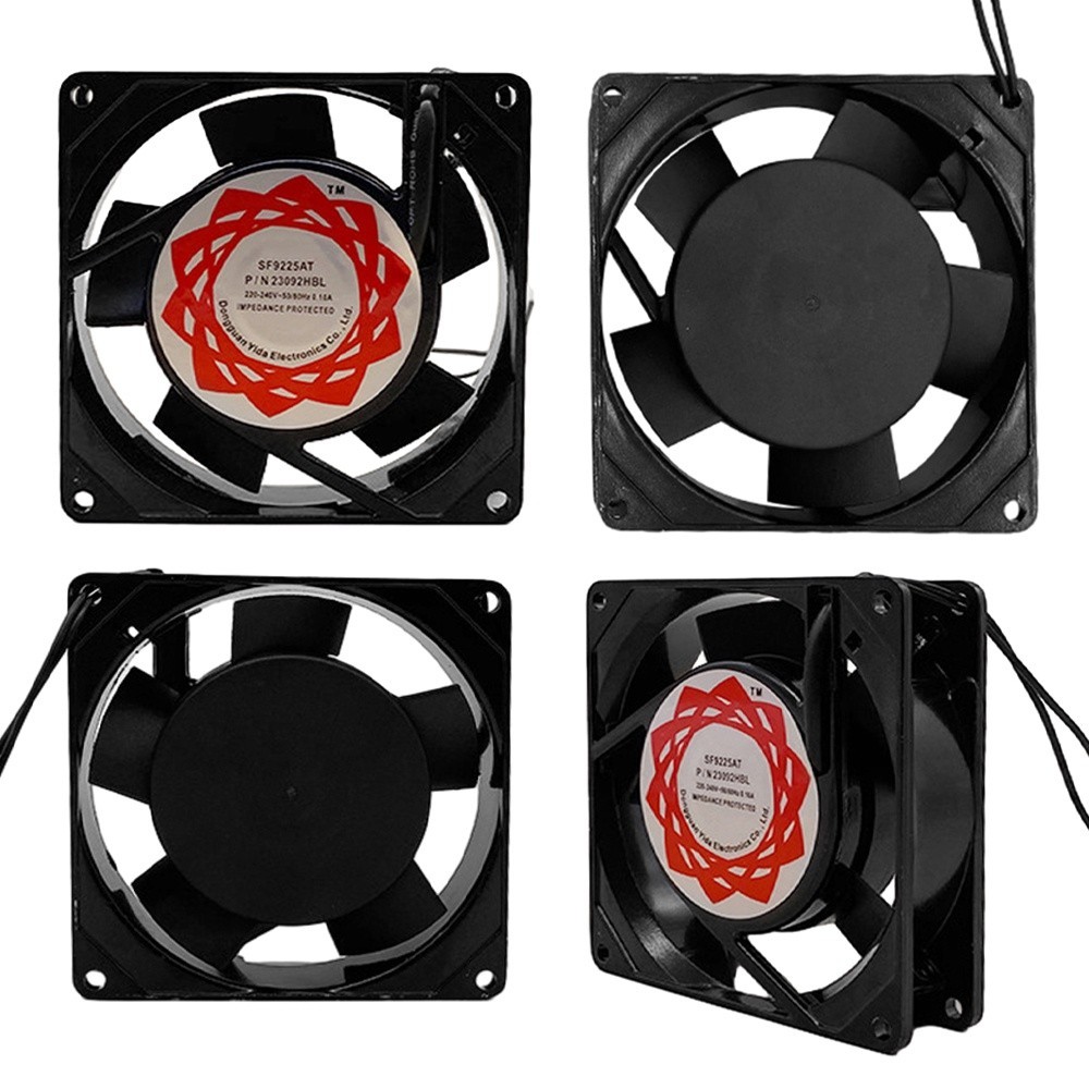 Quiet Muffin Fan 110V 220V AC 90mm x 90mm x 25mm Cooling Fan for DIY ...