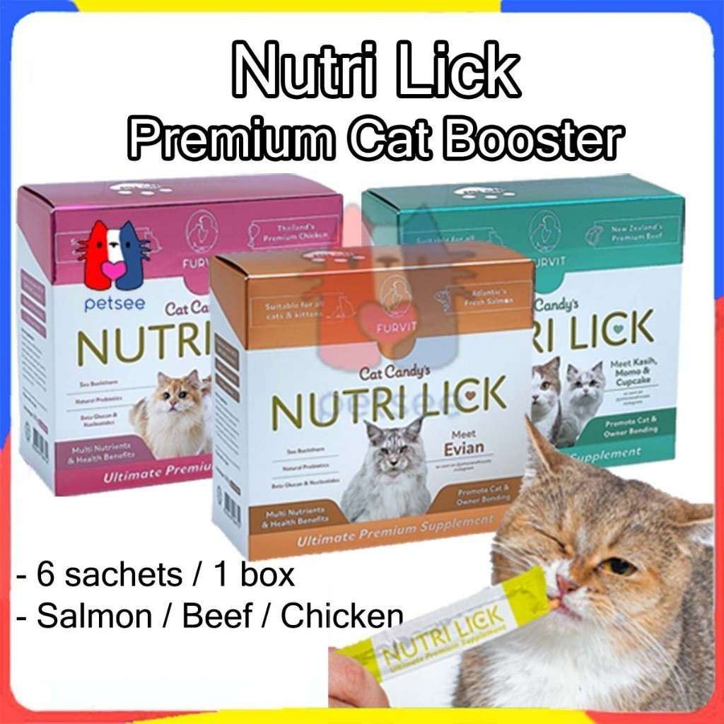 PETSEE Vitamin Kucing NUTRI LICK Cat Supplement Gemuk for NUTRILICK ...