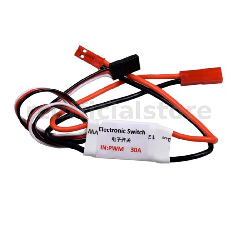 30A 3.7V-27V 1S-6S Electronic Switch Module for RC Models FPV Airplane ...