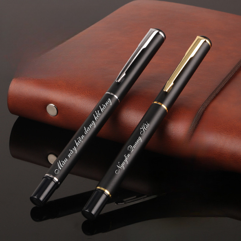 CUSTOM ENGRAVE Sign Pen metal sign pen with engraved logo on request ...